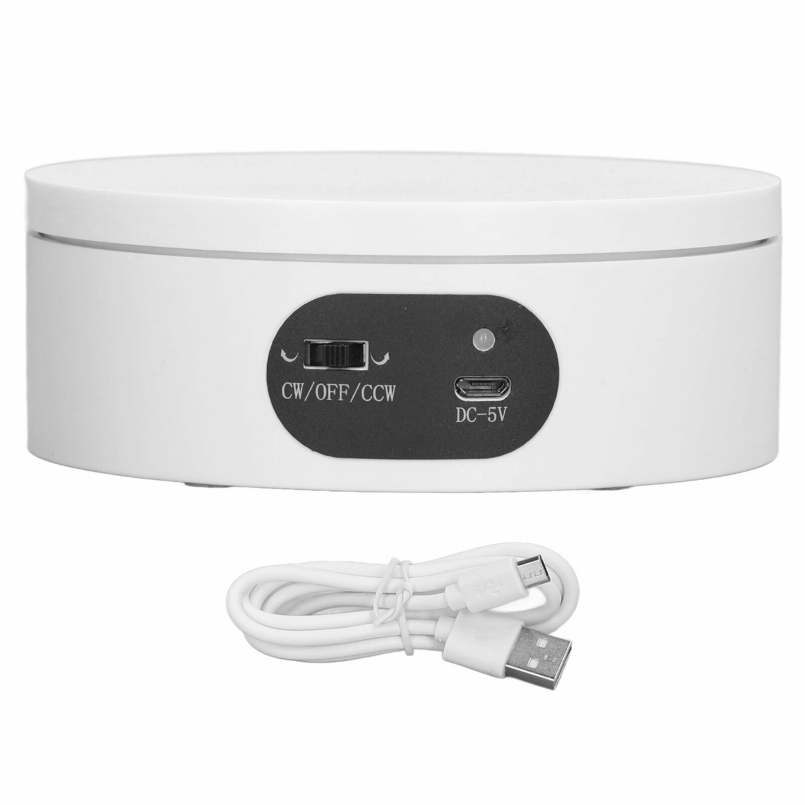 Вращающаяся подставка дисплея 4.7 дюйма автоматического вращения USB батарея с низким уровнем шума подставка для оборота для витрины фотопродукт