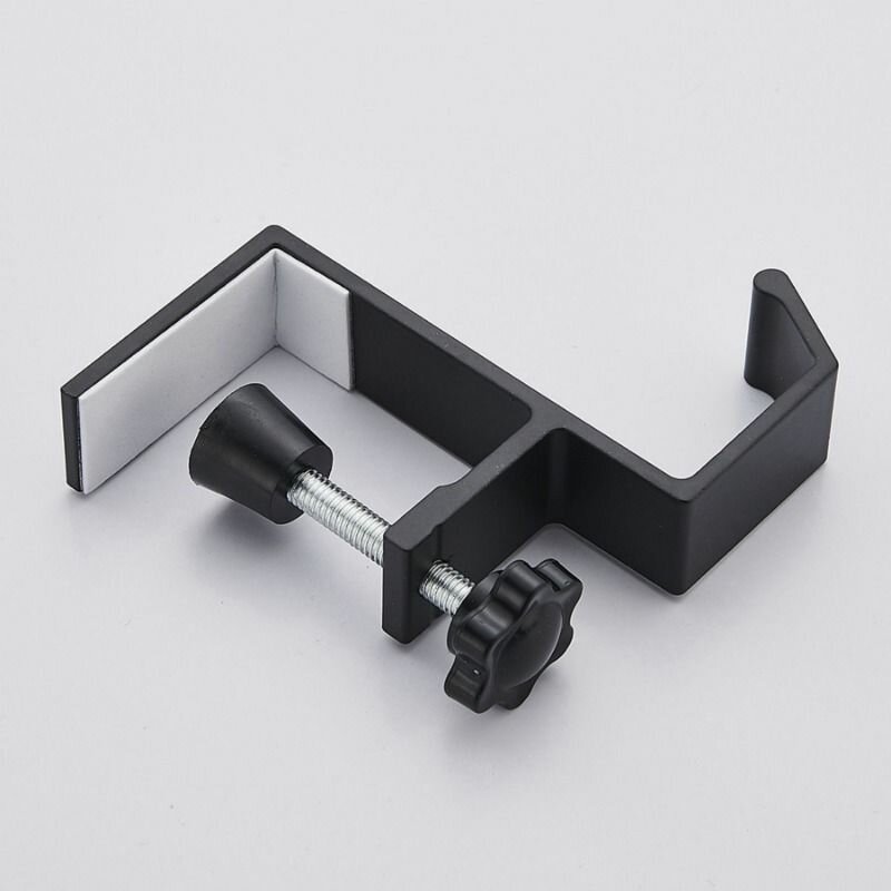 Держатель для наушников на струбцине / крючок для сумки или рюкзака на стол, цвет белый