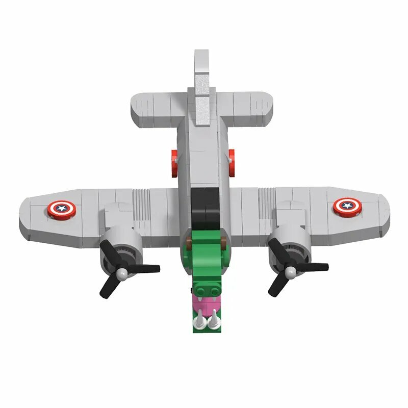 Crocodile fighter, plastic constructor, 10*20.7cm, 226 components — фото 1