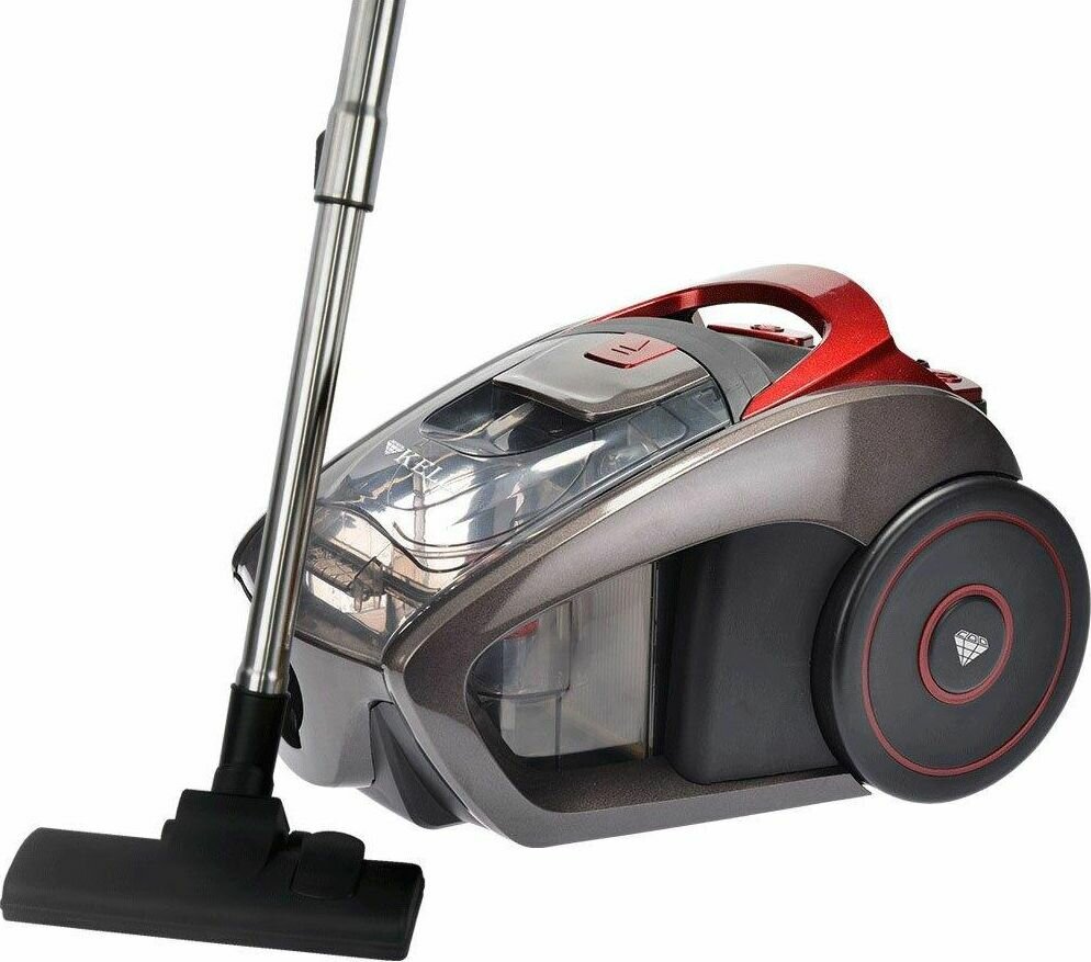 Пылесос для дома мощный с контейнером KL-8007 Красный