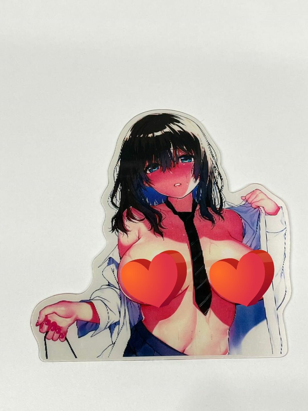 Наклейка Хентай голографическая ( голограмма ) - Kuromine Aya