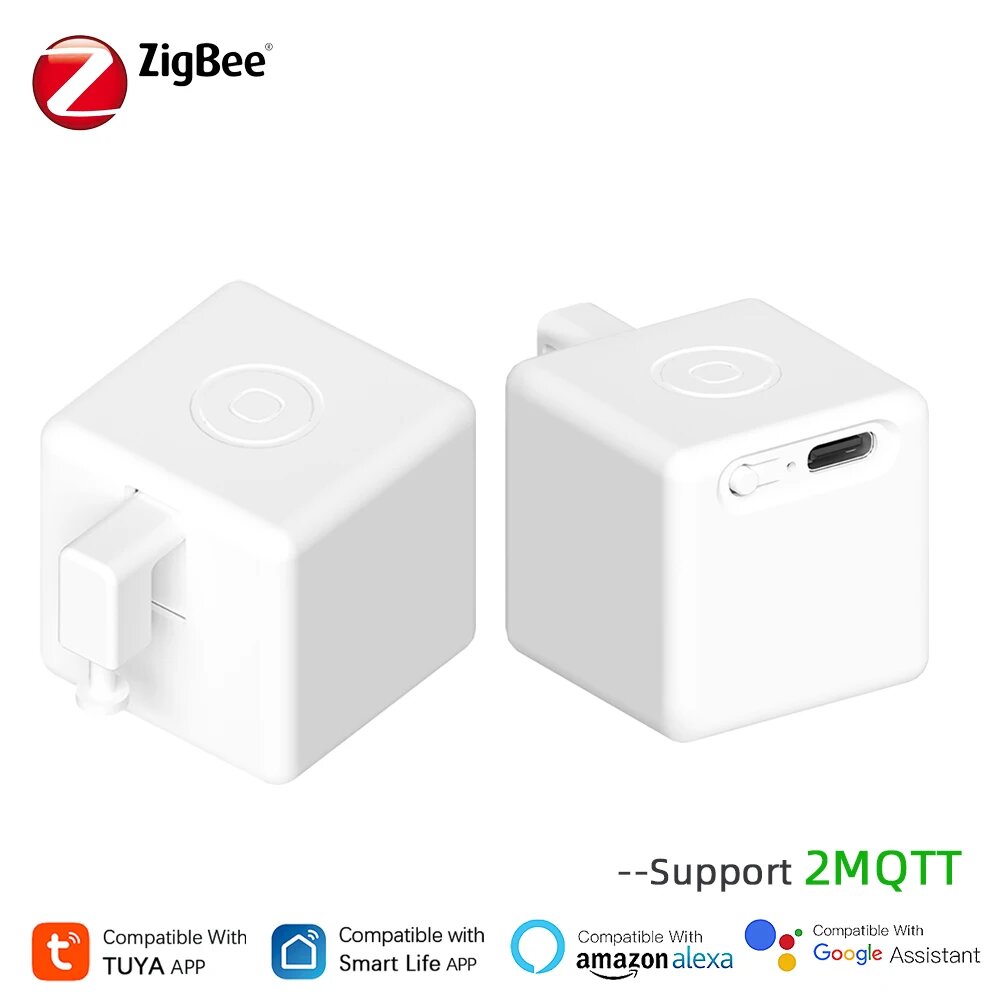 Робот-пальчик Tuya Smart Zigbee Fingerbot Plus 1PCS White — фото 1