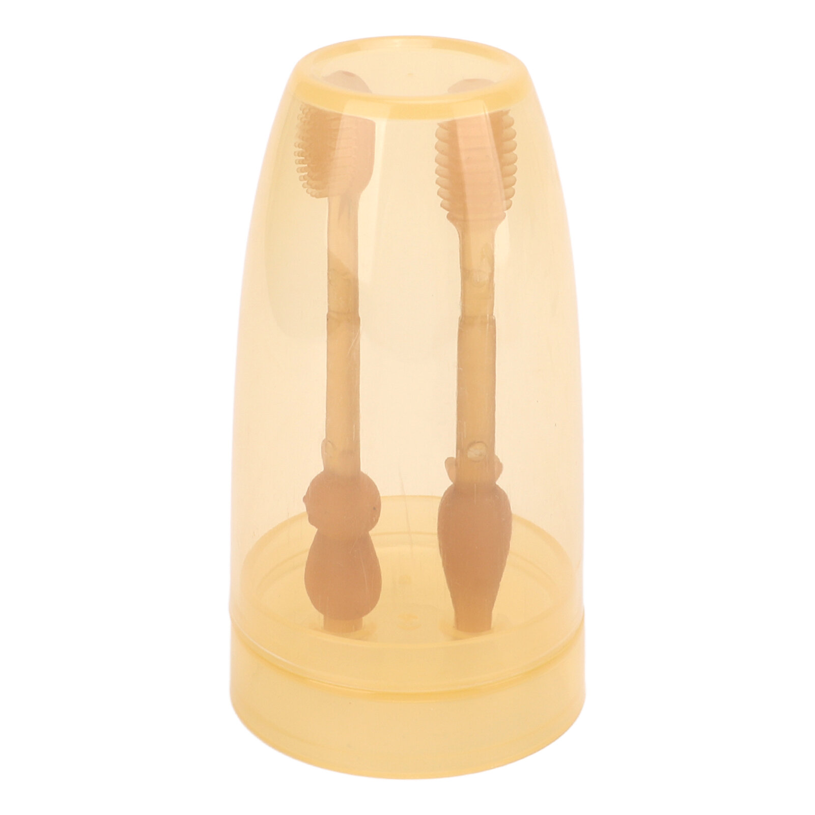 Набор детских зубных щеток-пальчиков из силикона для чистки языка и полости рта малышей.