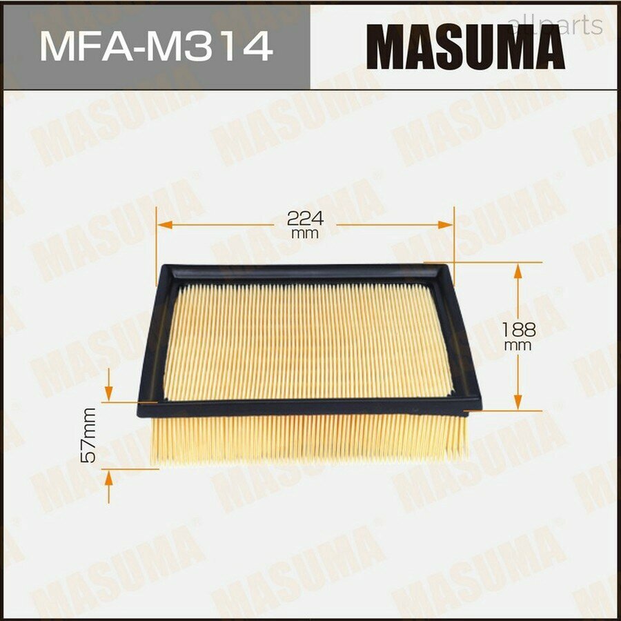 MASUMA MFA-M314 Фильтр воздушный MITSUBISHI ECLIPSE CROSS MASUMA MFA-M314