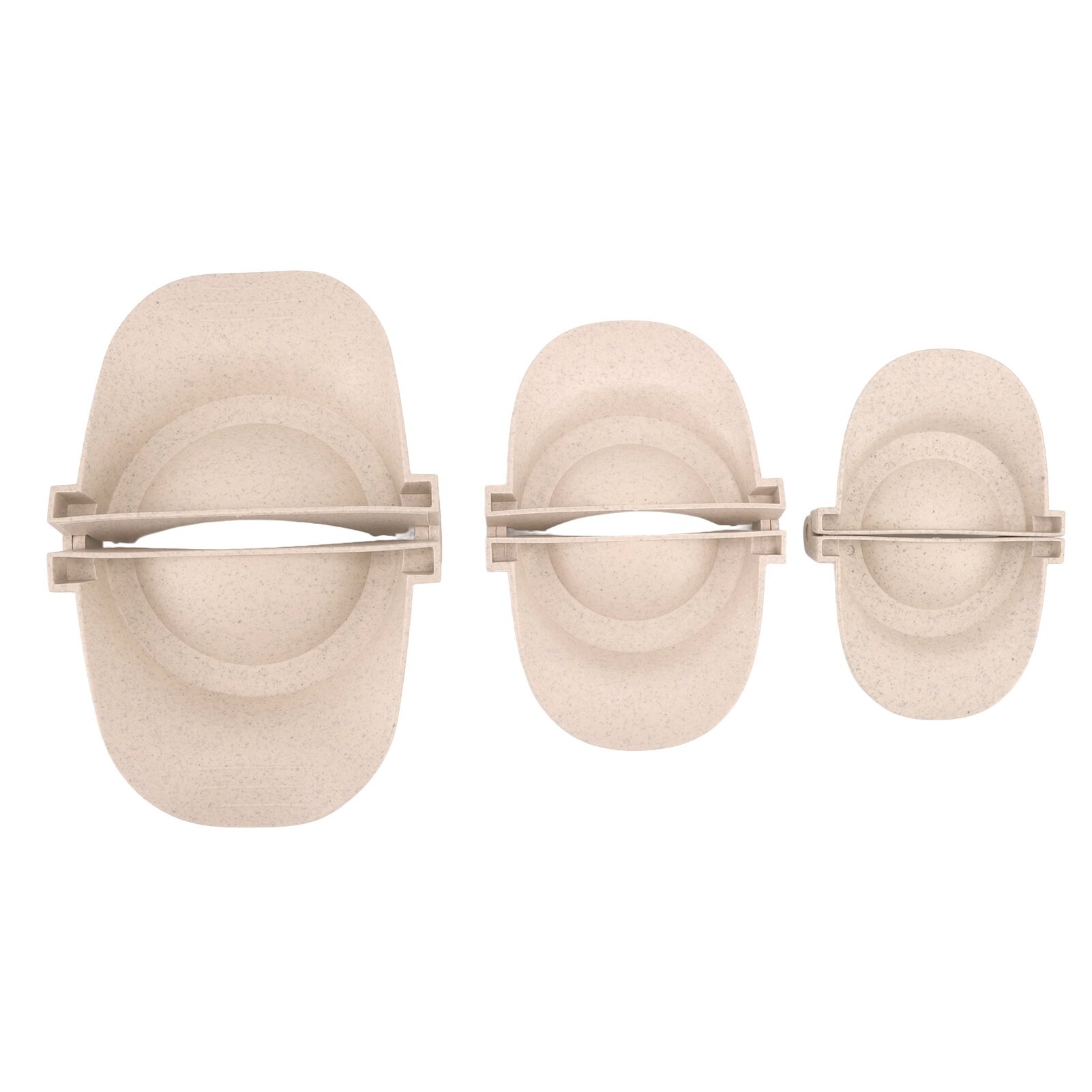 3 шт. форма для изготовления пельменей из пшеничной соломы, эмпанадас, пресс-форма разных размеров для приготовления пищи, кухни, основной цвет