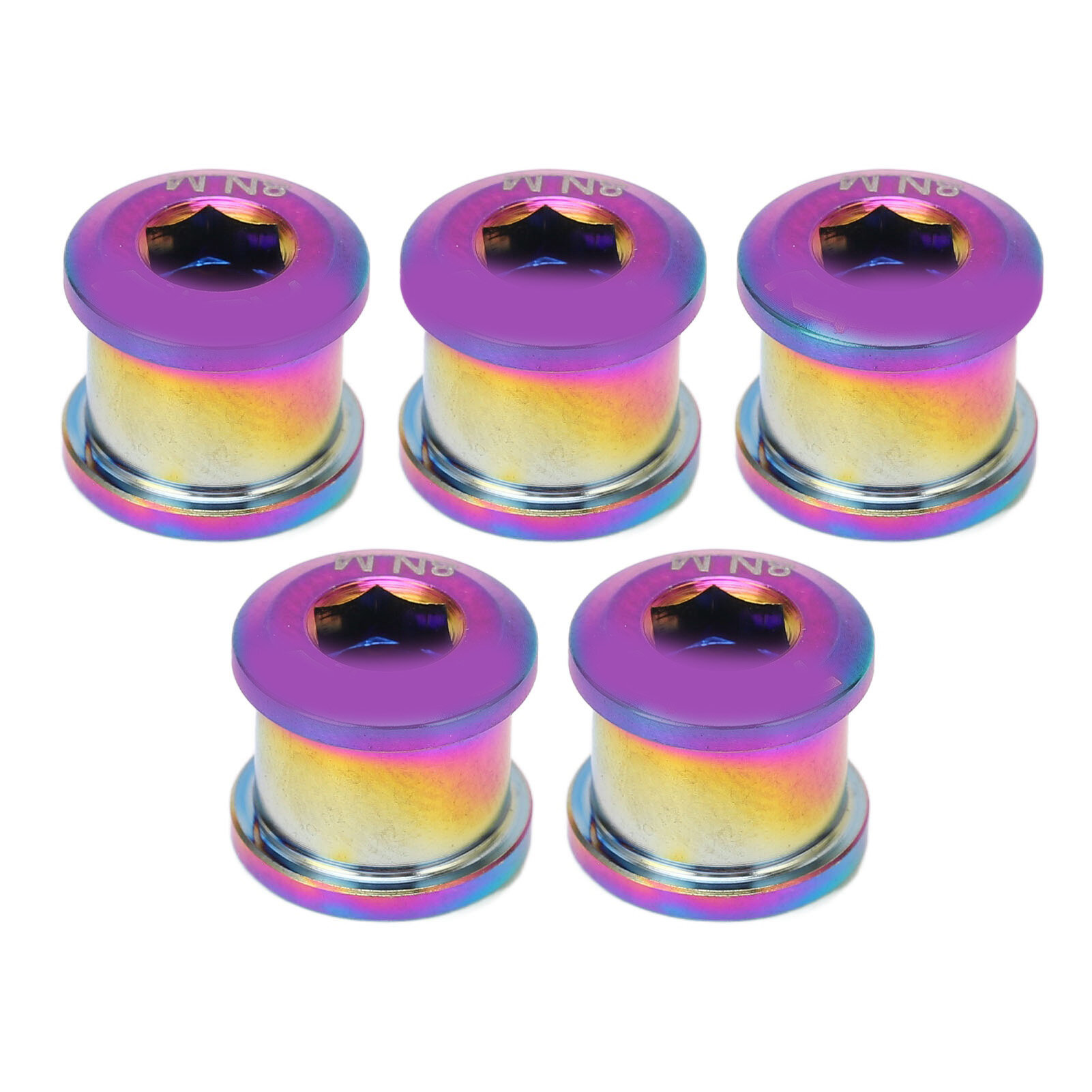 Шт. 6,5 мм винты для одинарной цепной звезды велосипеда, титановый сплав, защита от ржавчины, болты для велосипедных колес, маленькие, разноцветные