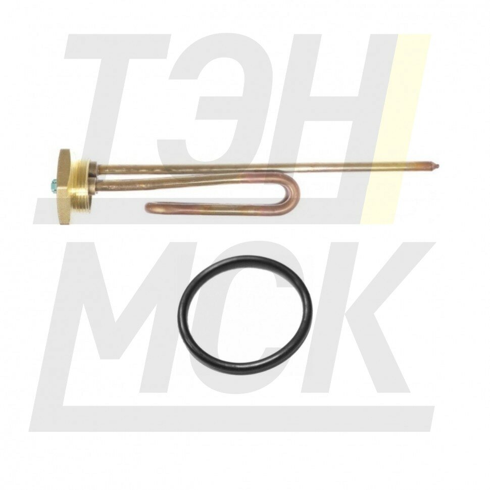 Комплект ТЭН 1,5кВт (1500Вт) RCT, резьбовой 42мм для Real BM 390, Ariston, De Luxe, Thermex, под анод М6 + прокладка, 182315K1