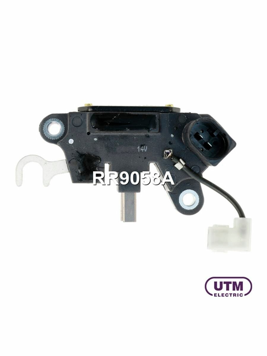 Регулятор генератора UTM RR9058A, для LADA Kalina, металл, пластик, черный