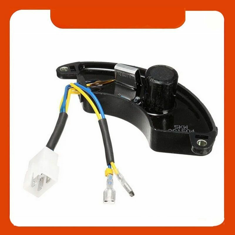 Электроника для генератора (Блок AVR) до 4 кВт, полукруглый, провода 4+2