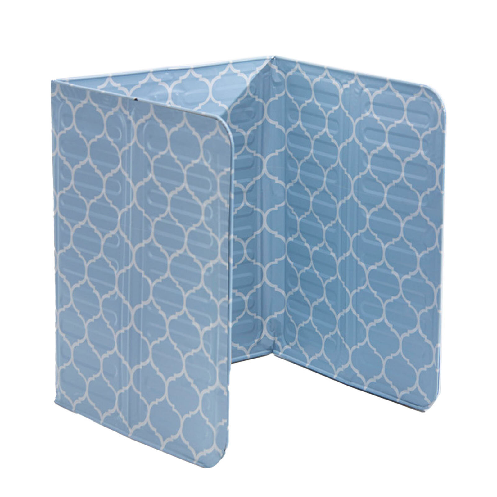 Складной термостойкий алюминиевый фольгированный экран от брызг масла для кухонной сковороды, синий цвет