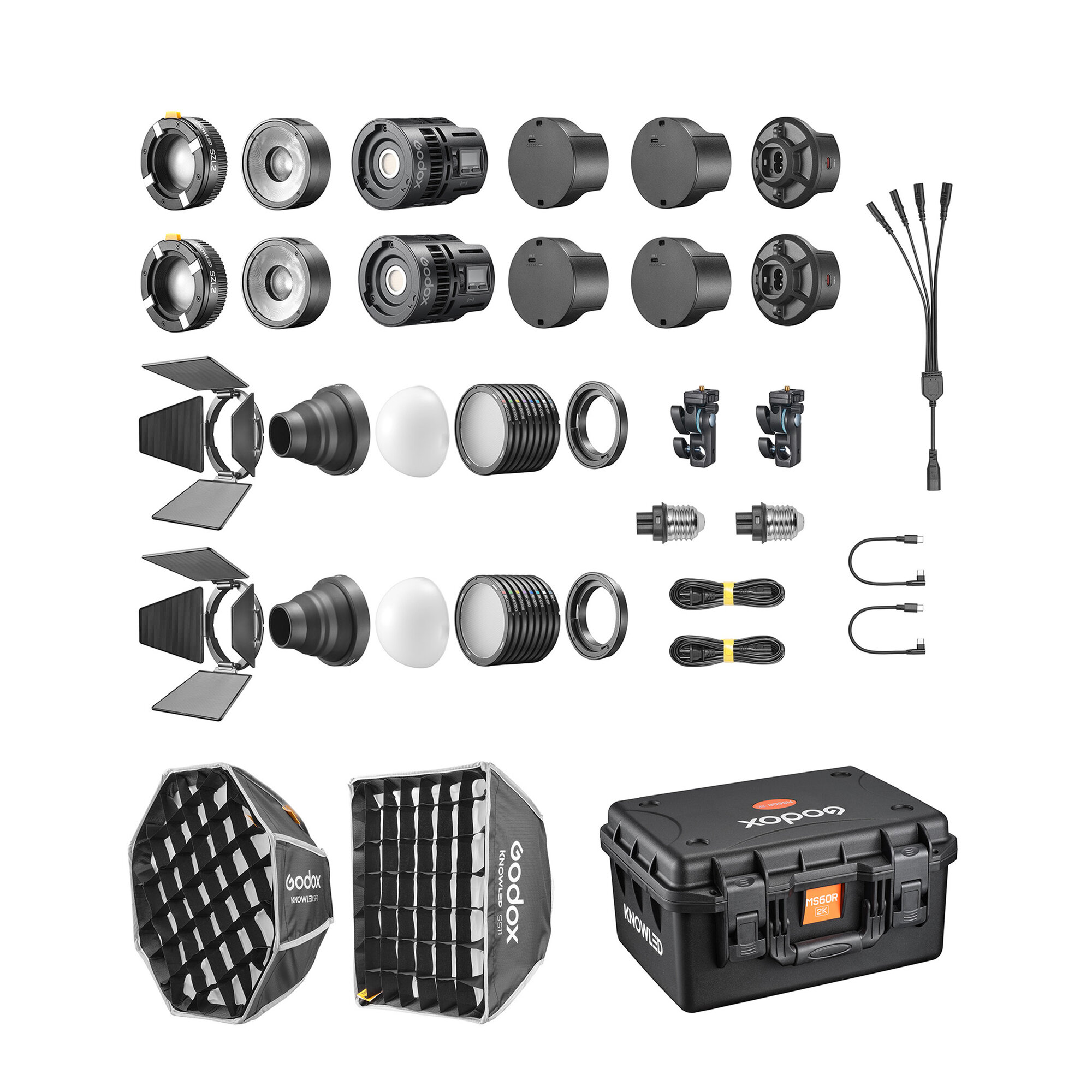 Комплект студийного оборудования Godox Knowled MS60R 2K