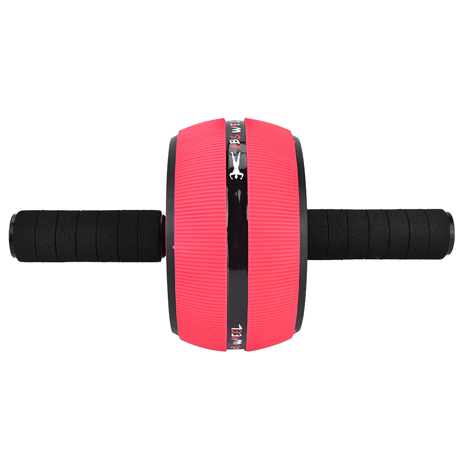 Роликовый Тренажер Для Брюшного Пресса, Оборудование Для Фитнеса, Домашний Тренажер для Тренажерного Зала с Тренировочной Площадкой (красный и черный)