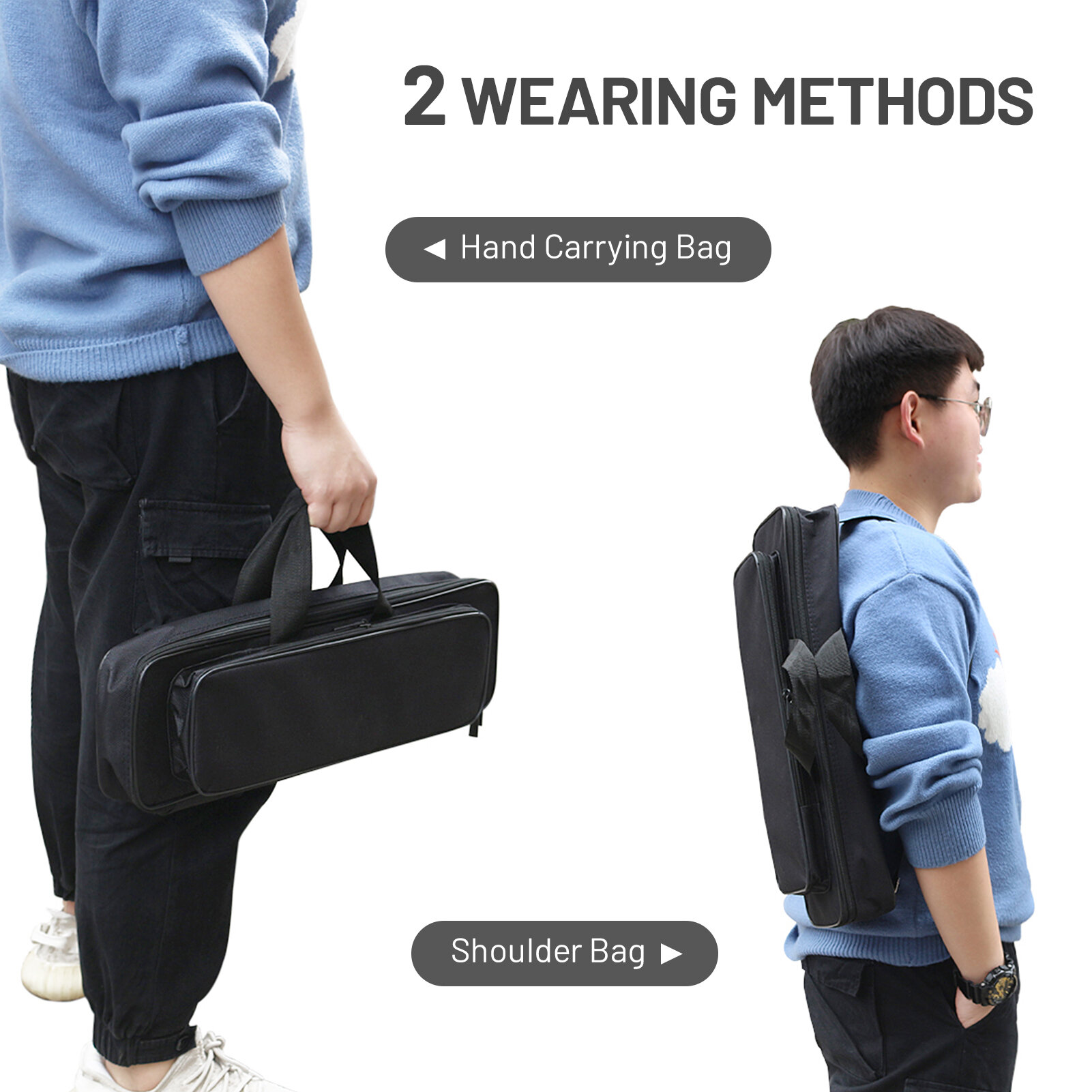 Сумка для удочек 45см/50см/60см, водонепроницаемый чехол для удилищ и катушек, сумка для снастей. 50