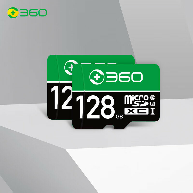 360 Storage Card 128GB TF (MicroSD) V30, Highly Durable Memory Card, Read Speed 90MB/s