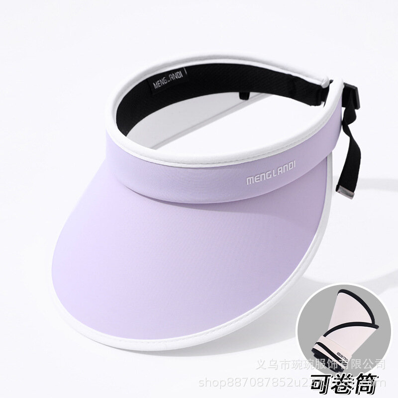 Шляпа-цилиндр "Collection", женская, летняя, светло-фиолетовая, размер M