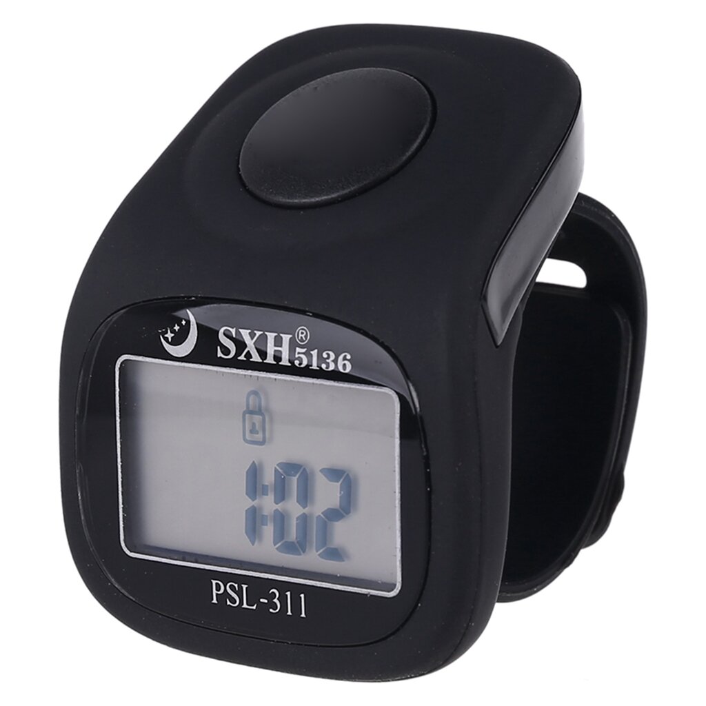 Счетчики пальцев 6 цифровых светодиодных электронных счетчиков пальцев Механический ручной кликер Трекер кругов Счетчик напоминаний