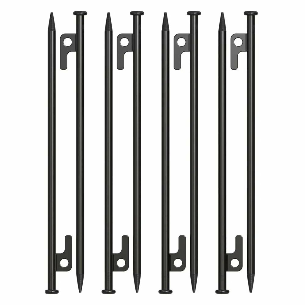 Набор из 8 кольев для палаток. Прочные металлические колышки для палаток (40 см).