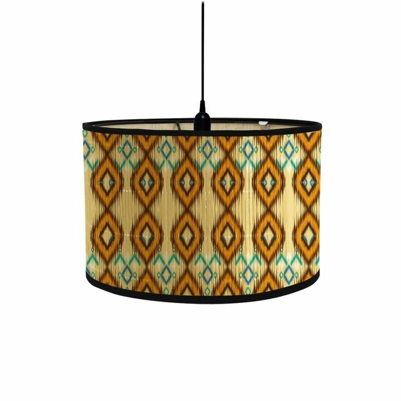 Современный круглый барабанный абажур, для настольных и напольных ламп, с китайским узором, подвесной абажур для гостиной, спальни, кухни, прихожей, 30 см x 20 см