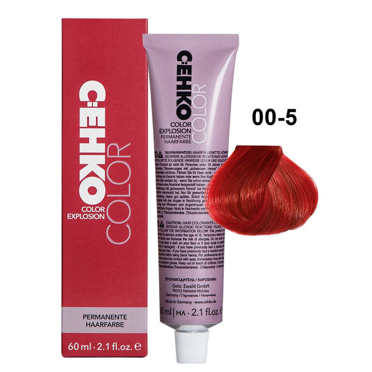 C: EHKO Color Explosion Color Explosion Крем-краска для волос 00/5 Красный/Rot 60 мл