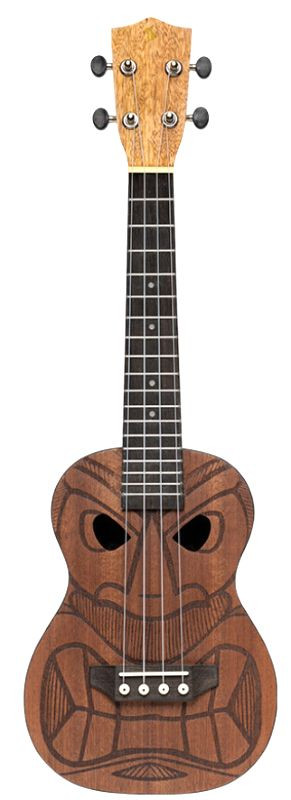 STAGG UC-TIKI MENA - концерт укулеле, красное дерево, чехол