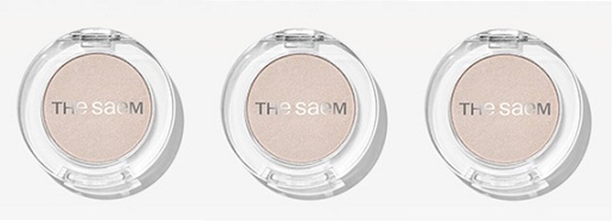 Тени Sung bo Cleamy для век Saemmul Single Shadow (Shimmer) WH01, 2 гр, 3 шт