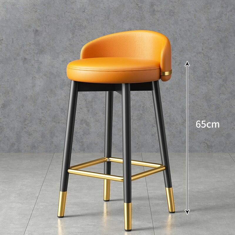 Барный стул оранжевый Барные стулья 65см