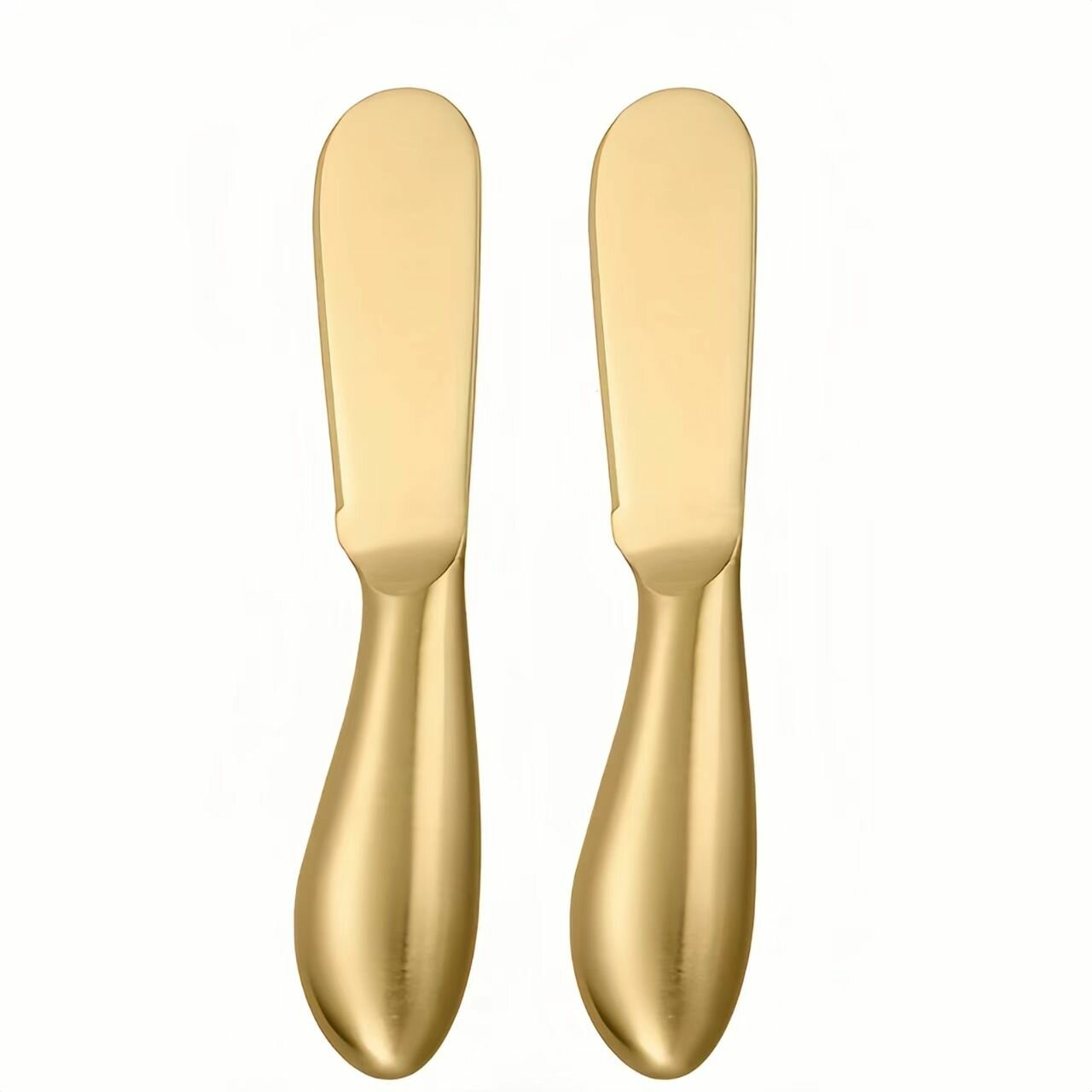 2 шт, Золотой нож для масла, Нержавеющая сталь Сырный нож, Набор ножей для масла, Ежедневный нож для сыра на кухне