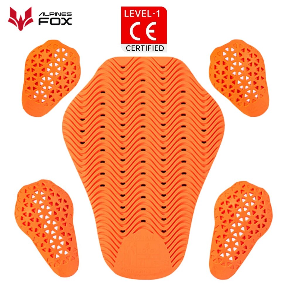 Защита спины ALPINE FOX, Level 1, 5 шт, Jacket 5Pcs