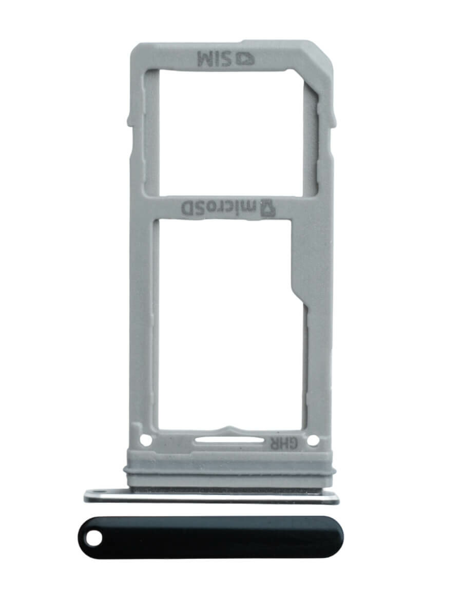 SIM-лоток (сим держатель) для Samsung Galaxy S8, S8+ (Single SIM) Черный