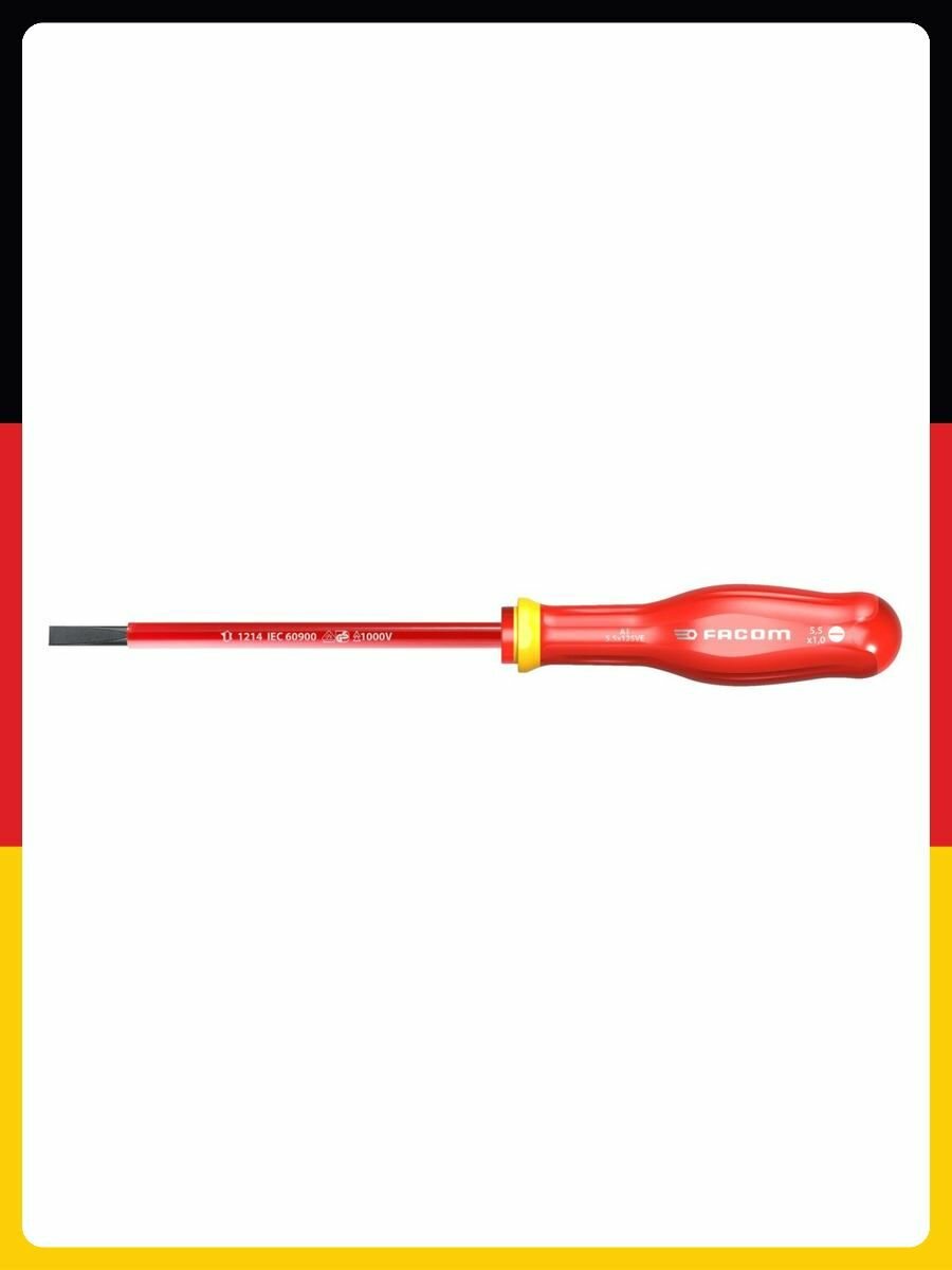 Отвертка Facom 1000В 10мм 200мм