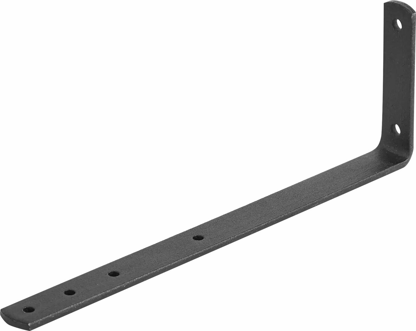 Кронштейн мебельный 4x20x80x240 мм цвет черный