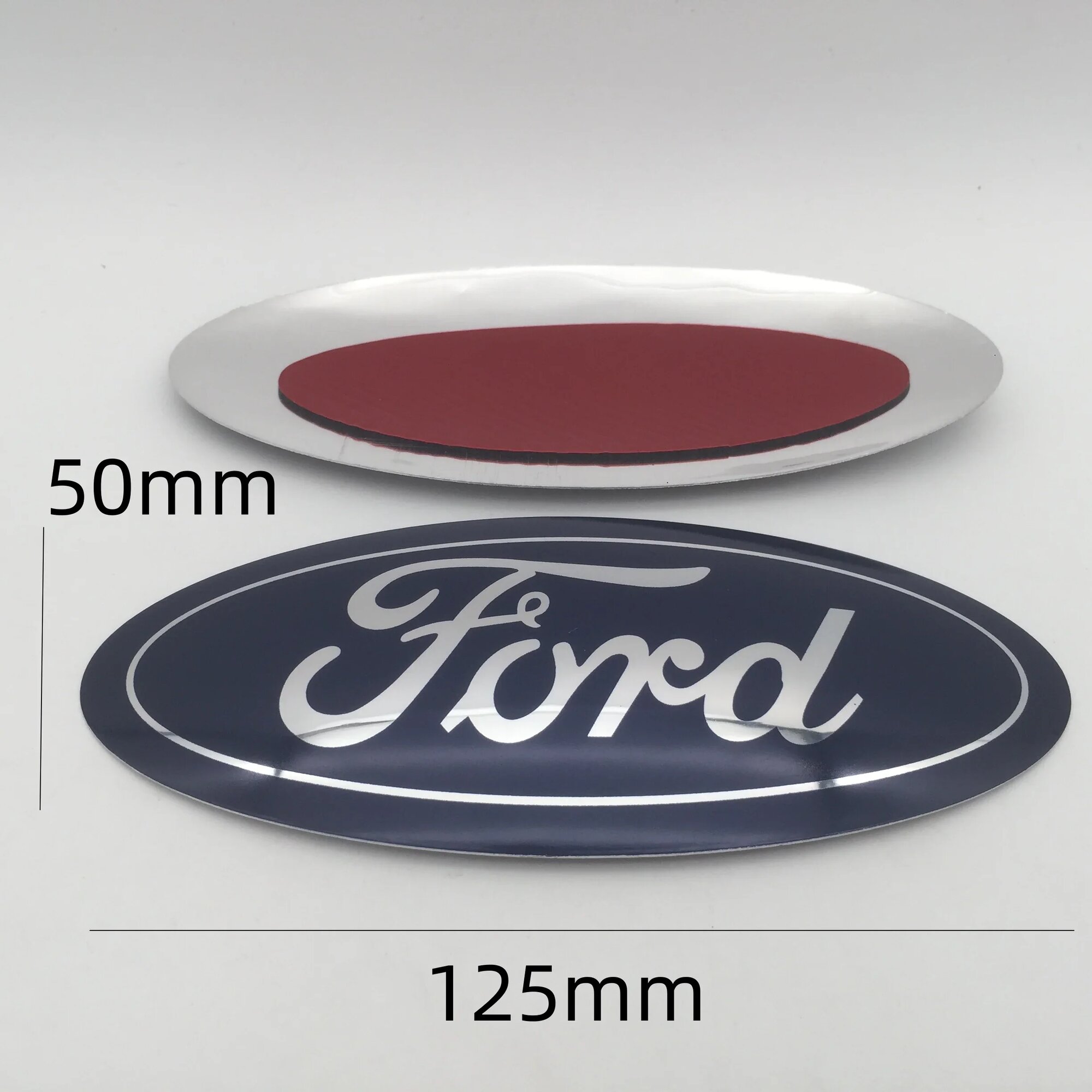 1 шт. 3D для Ford синего автомобиля, передняя голова, капот, эмблема, задний хвостовой бампер, багажник, чехлы на руль, наклейка, значок, наклейка, стиль