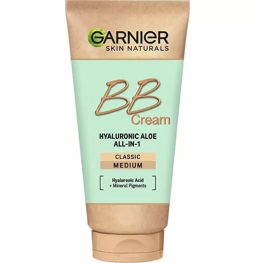 GARNIER BB Крем увлажняющий "Секрет Совершенства" SPF 20 Натурально-бежевый (Skin Naturals) 50 мл