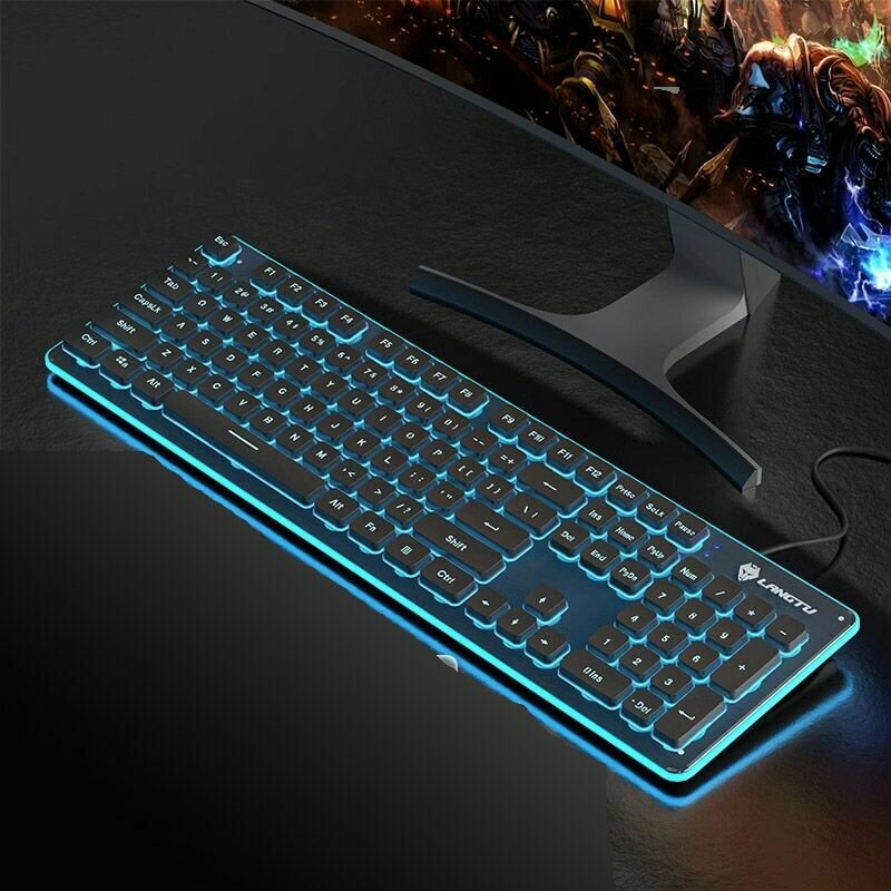 Механическая сенсорная проводная водонепроницаемая бесшумная клавиатура LANGTU L1