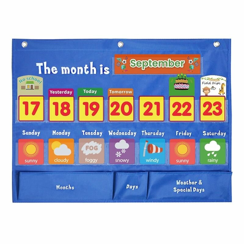 Сенсорный календарь для обучения