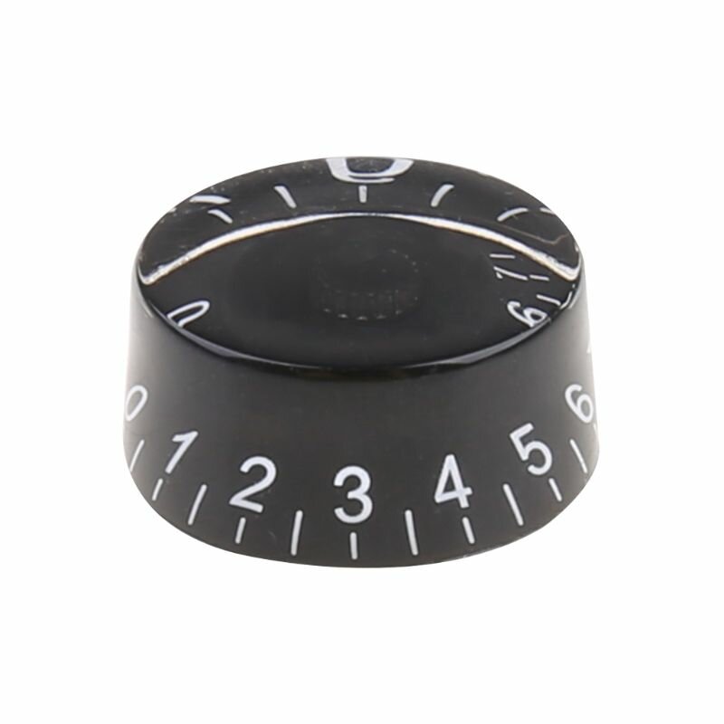 1шт Ручка Кнопка Регулировки Громкости Тона Для LP Электрогитары Басовые Партии Черный для