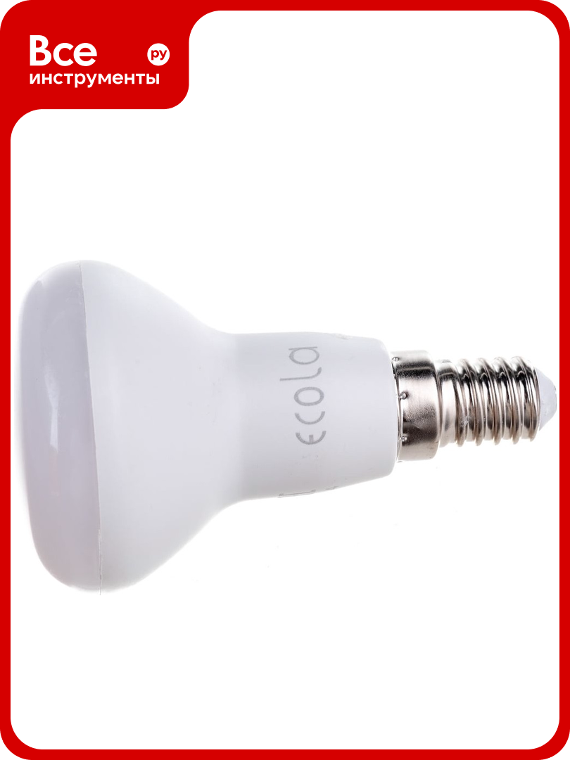 Светодиодная лампа Ecola Reflector R50 LED 8,0W 220V E14 2800K композит 87x50 G4SW80ELC