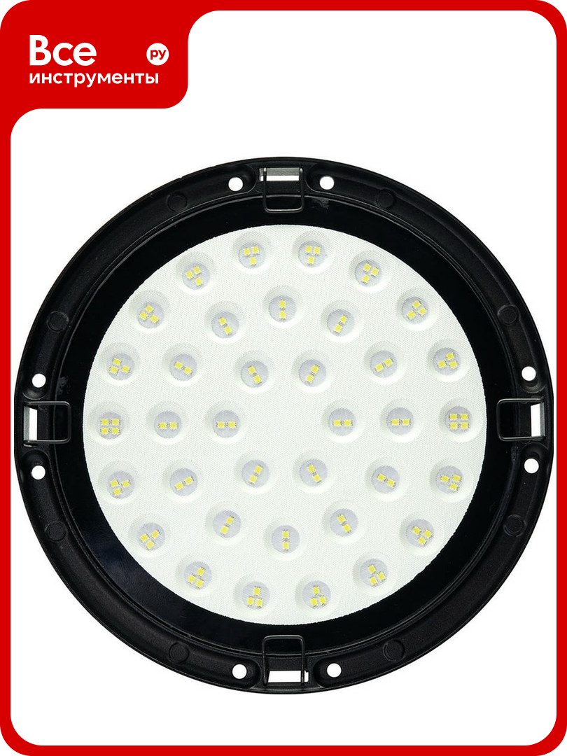 Складской светильник FERON AL1004 2835 SMD, 100W, 120, 6400K, IP65, AC175-265V/50Hz, черный 41202, для освещения