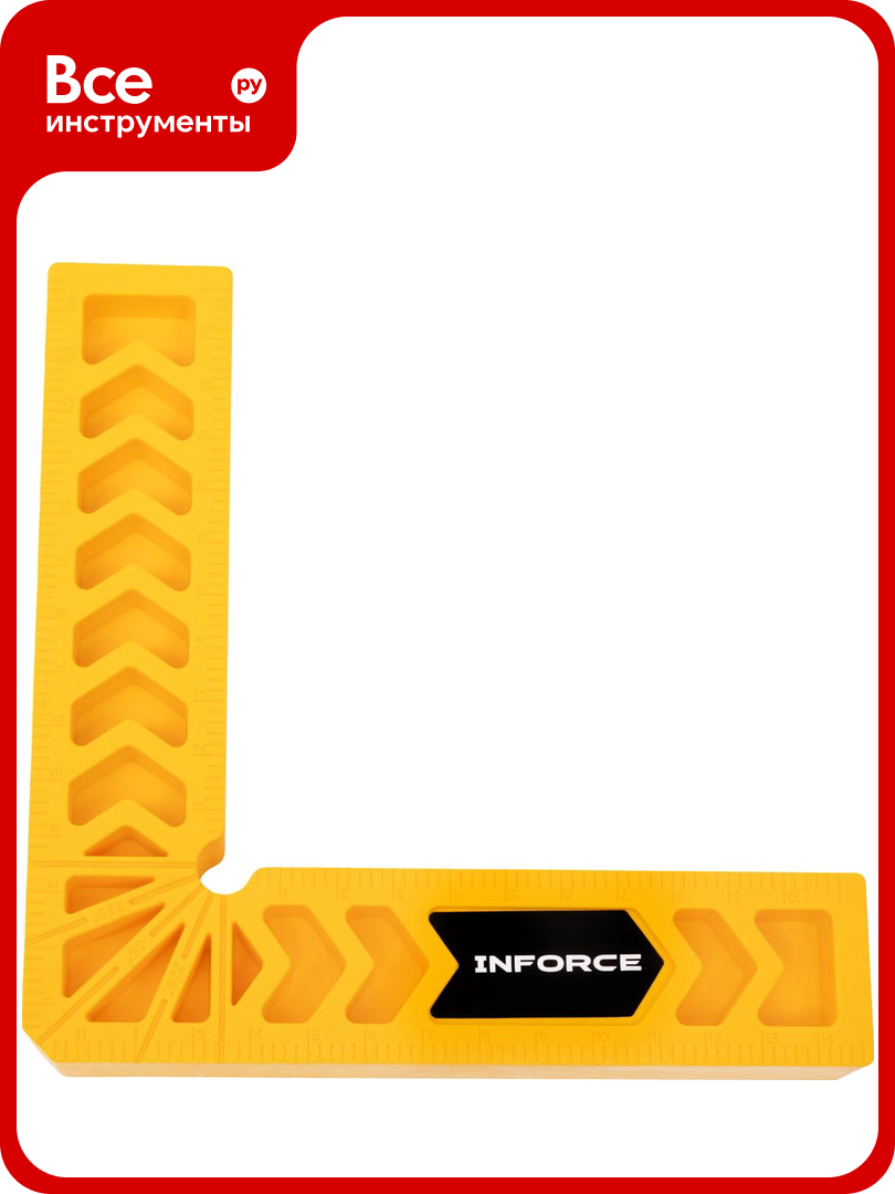 Прижимной угольник Inforce из полимера, 150x150 06-11-86, 45 г, пластиковая