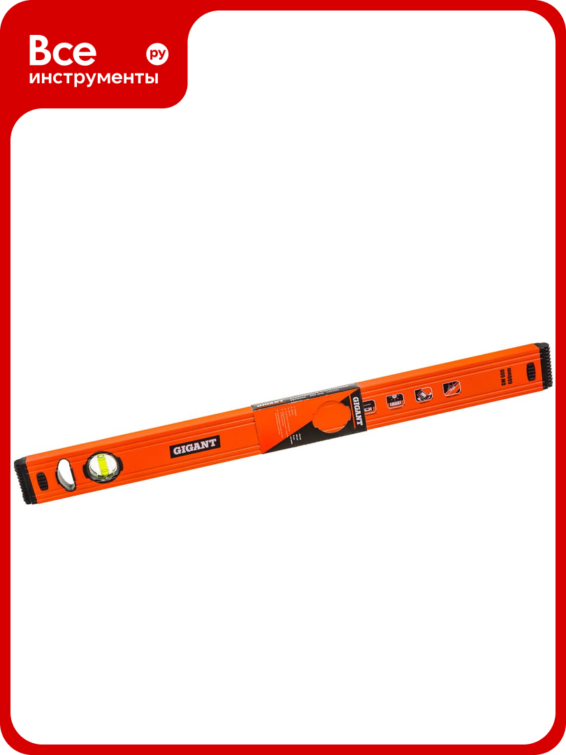 Алюминиевый строительный уровень 600мм Gigant GW600