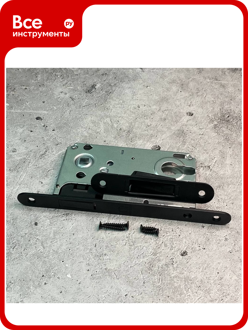 Межкомнатный механизм под цилиндр VETTORE 530 c-s magnet mbp (чёрный матовый)