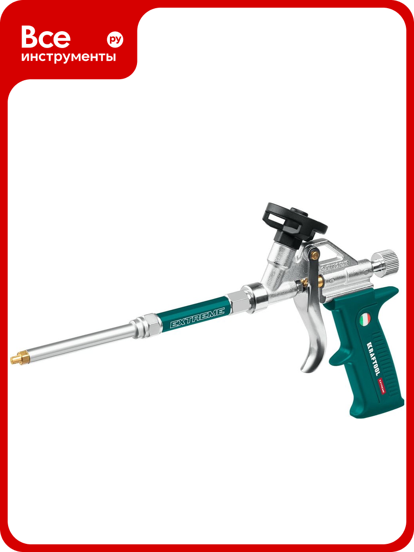 Разборный пистолет для монтажной пены KRAFTOOL Supergun 06800, монтажной пены kraftool