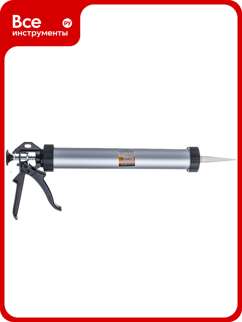 Пистолет для герметиков ZOLDER профи закрытый, 600 мл, 1/12 С841/861, герметиков zolder профи