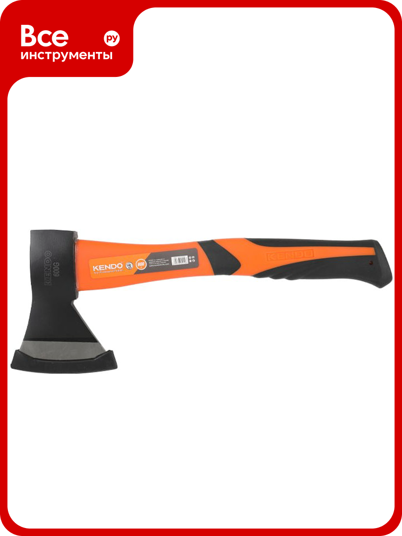 Топор KENDO 600 гр, c фиберглассовой рукояткой 25442, это
