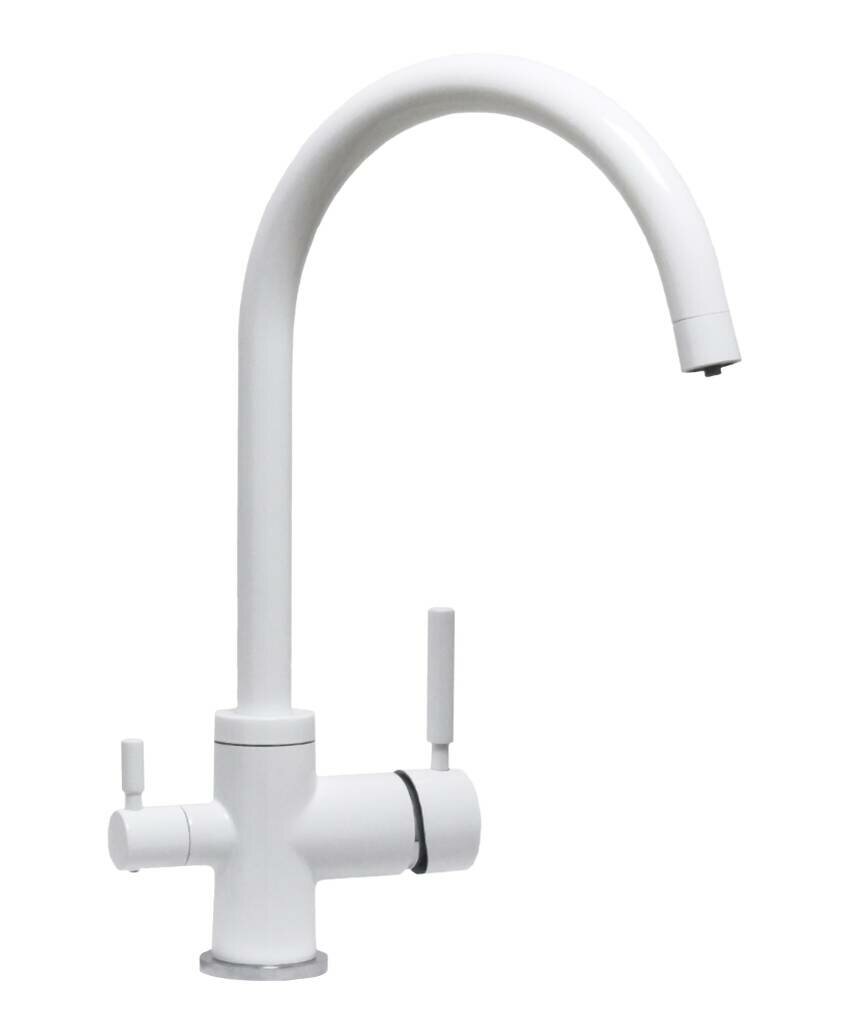 Смеситель для кухни SEAMAN Barcelone (SSL-5385-SG) Белый Глянцевый