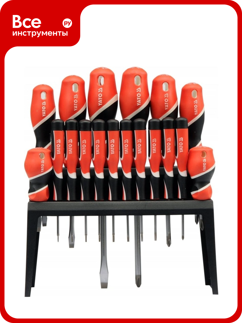 Набор отверток YATO 18 предметов YT-25982 361325982 092 1