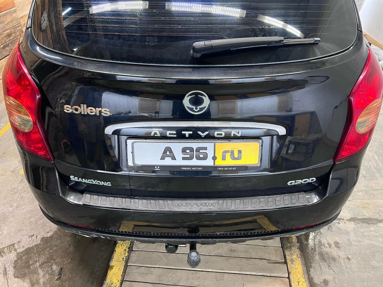 Фаркоп (ТСУ) на SsangYong, ACTYON, 2010-, ORIS