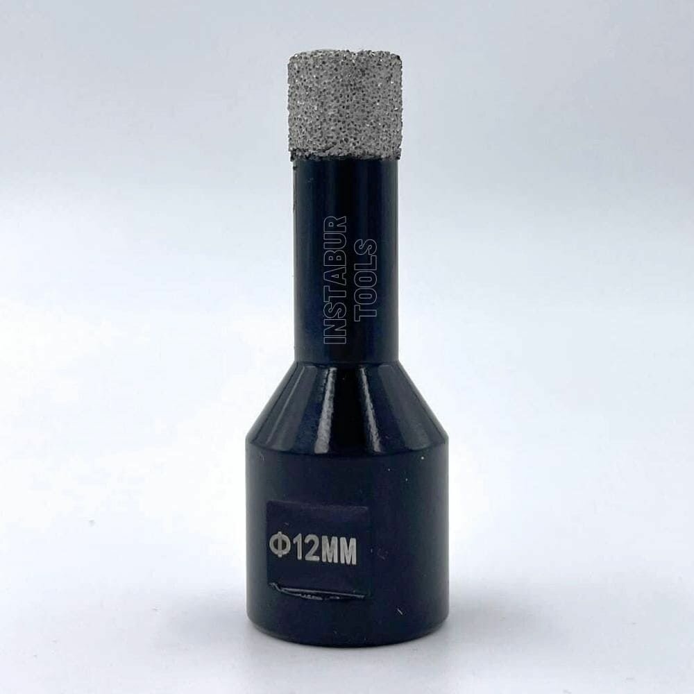 Коронка алмазная 12 мм, Instabur Black на УШМ М14