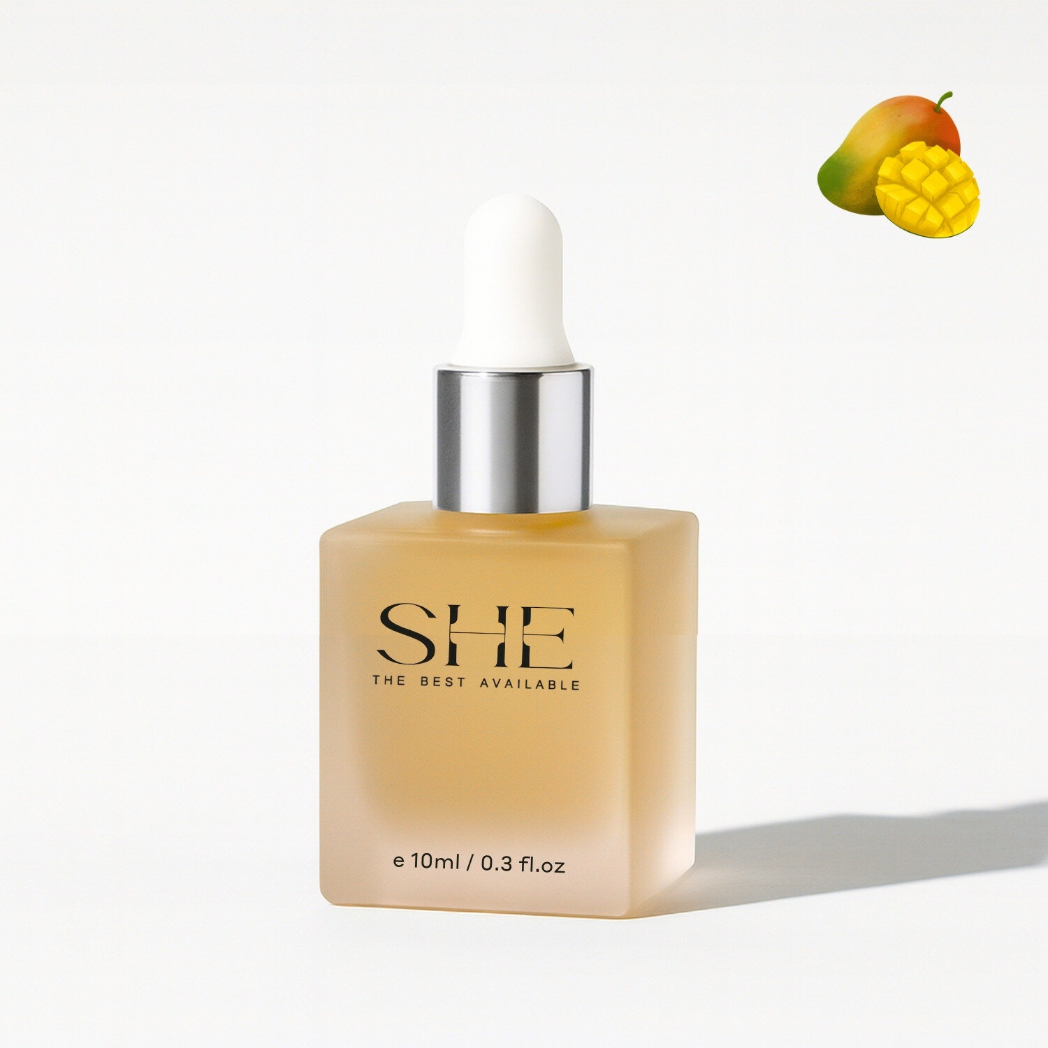 Сухое масло для кутикулы SHE Mango Oil 10 мл укрепляющее, с пипеткой