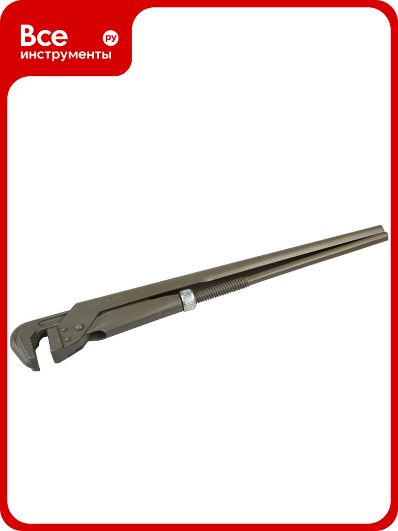 Трубный рычажный ключ НИЗ 2731-3, для починки водопроводов, из углеродистой стали